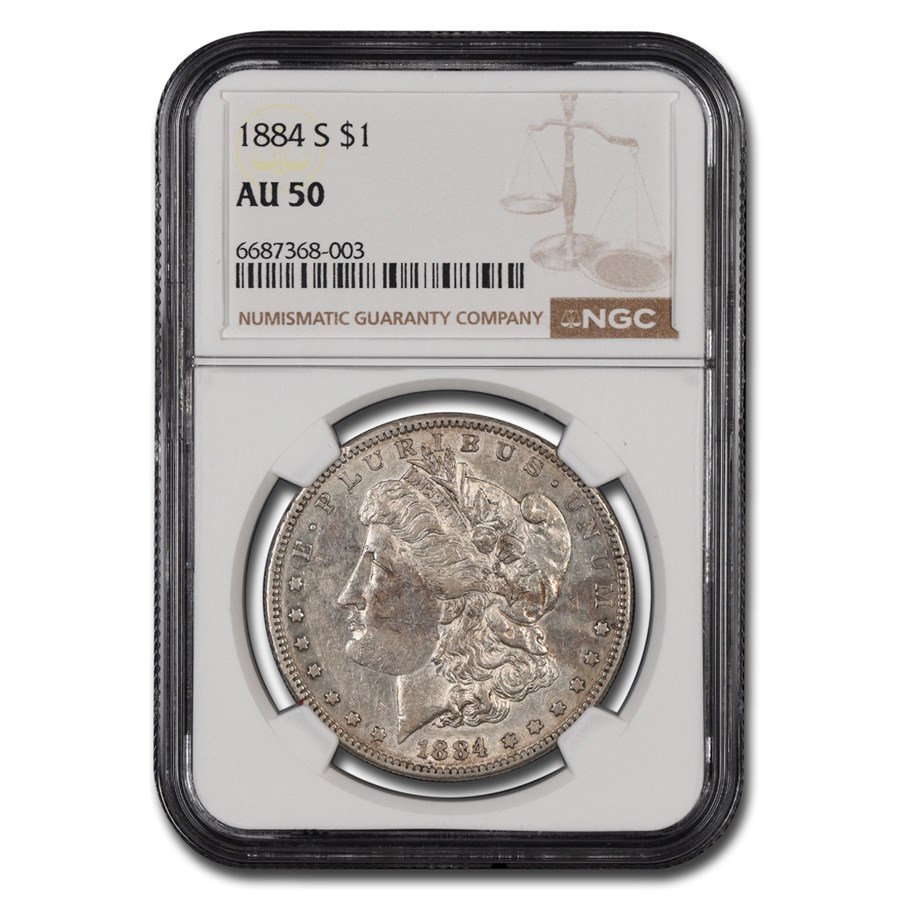 1884 S Morgan Silver Dollar Value - APMEX